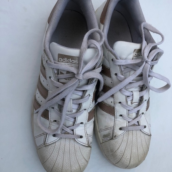 adidas | Shoes | Adidas Shell Toe Super Star Sneaker Size 8 | Poshmark